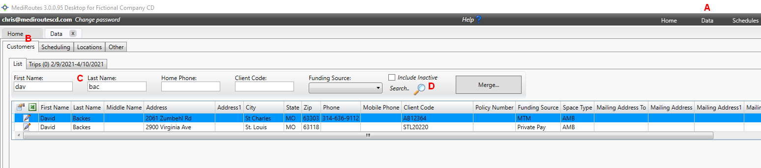 Merging Customer Records